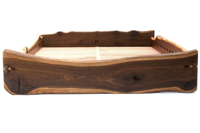 Platform Organic Live Edge Natural Bed